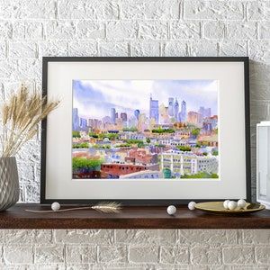 Philadelphia Skyline, Bok Building View, Philly Art Prints, South ...