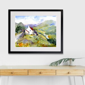 North Wales INSTANT Download Abstract Landscape Welsh Rustic - Etsy