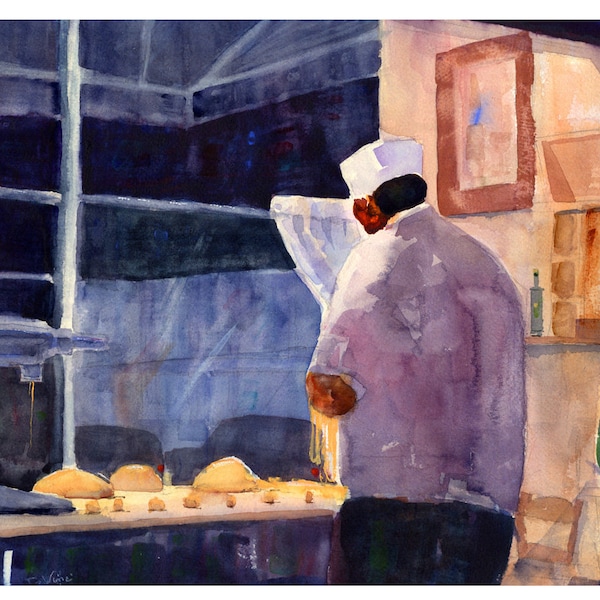 Chef Paintings - Etsy
