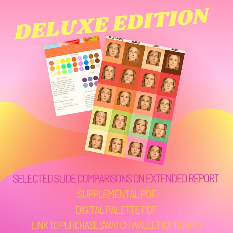 Virtual Color Analysis DELUXE EDITION With Extended PDF - Etsy