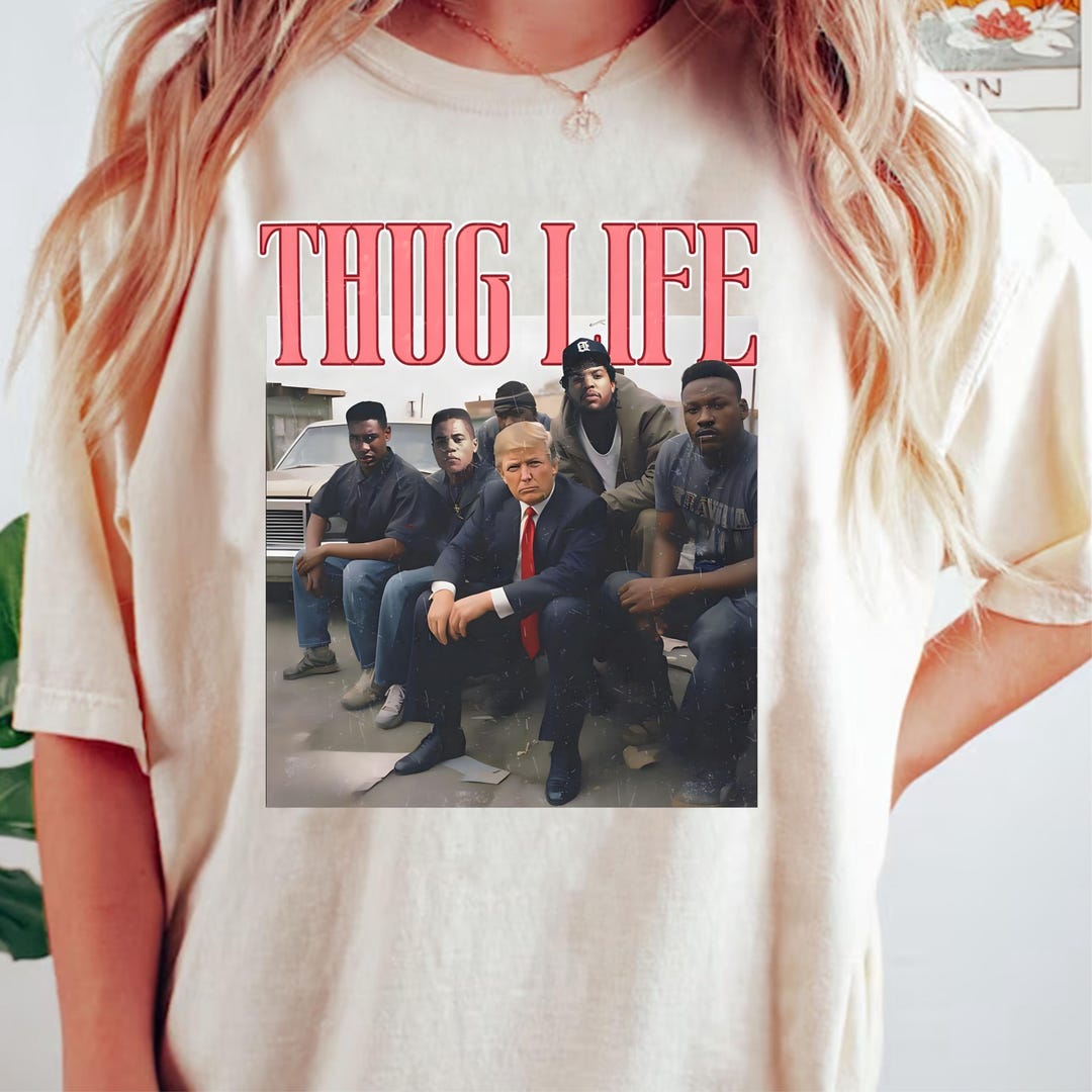 Viral Thug Life President Design Preppy Edgy PNG High Quality ...