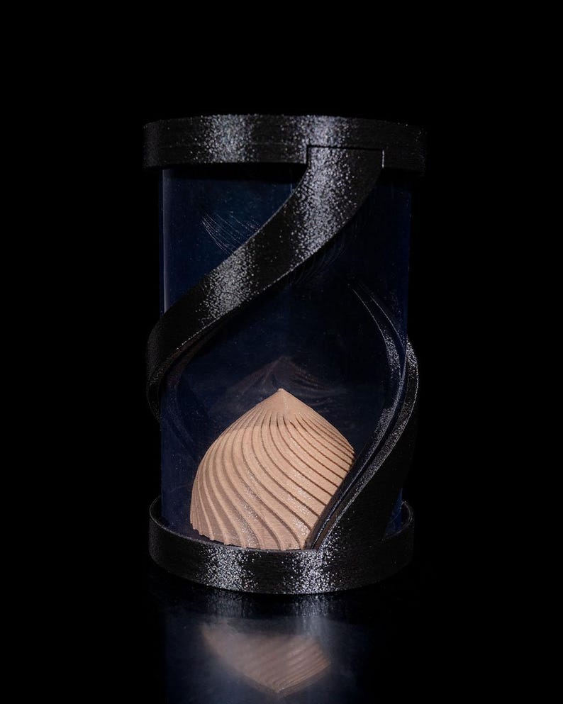 Hourglass Incense Holder, Backflow Incense Burner, 3D Printed Smoke ...