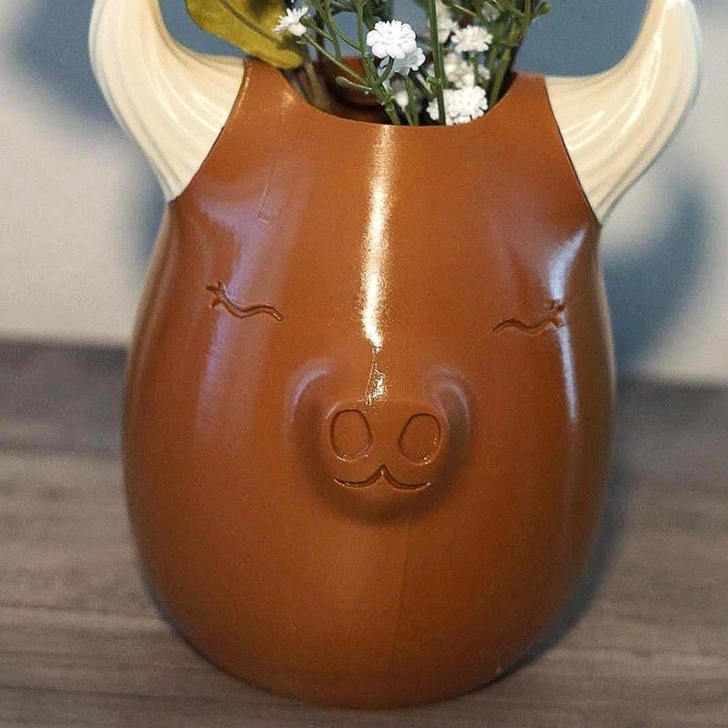 Cow Planter - Etsy