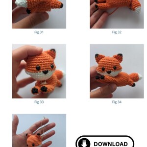 Charming Crochet Fox Pattern: Easy DIY Amigurumi Project - Etsy