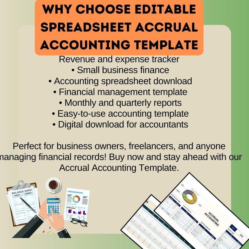 Accrual Accounting Template for Small Businesses | Automated Financial ...