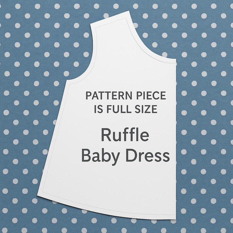 Baby Summer Dress Sewing Pattern: Ruffle Straps Sundress (PDF Pattern ...