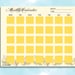 Customizable Undated Monthly Calendar: Printable Digital Planner (11x8 ...