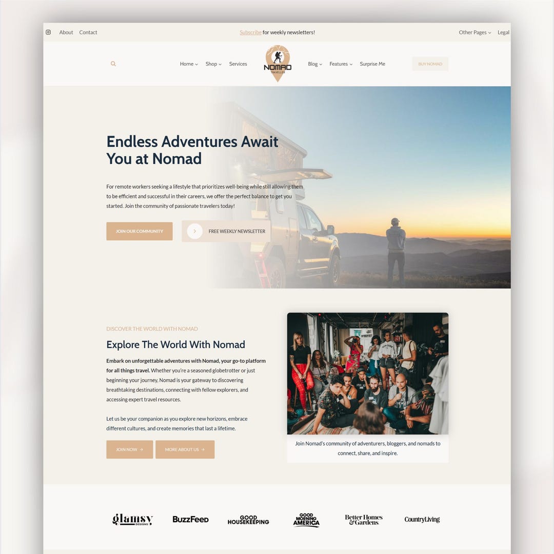 Wordpress Theme, Kadence Template, Travel Theme, Feminine Wordpress Theme, Kadence Child Theme ...