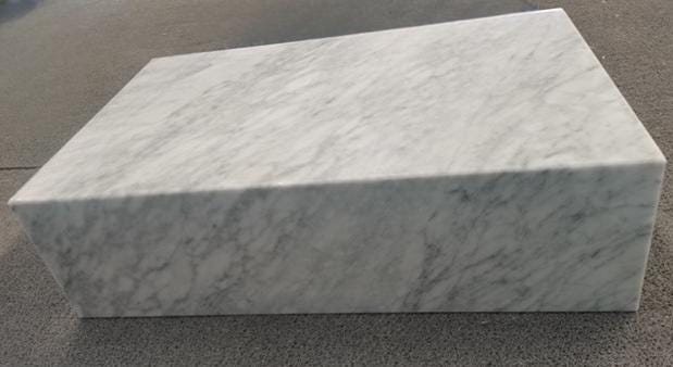 Marble Coffee Table, Real Carrara White Marble Coffee Table for Homes ...