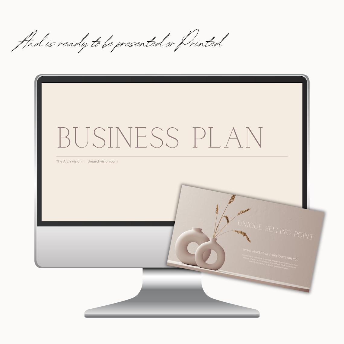 Editable Business Plan Template: Small Business & Startup Planner ...