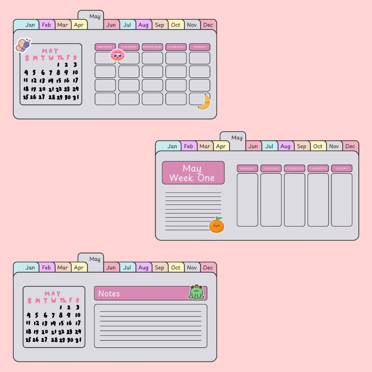 Digital Teacher Planner: Customizable Weekly & Monthly Layouts (canva ...