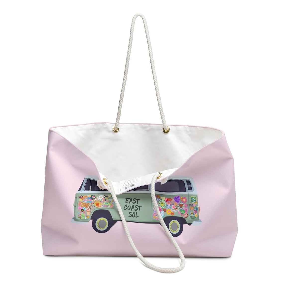 Vintage VW Bus Weekender Bag, Perfect for Getaways, Travel, Beach Days ...