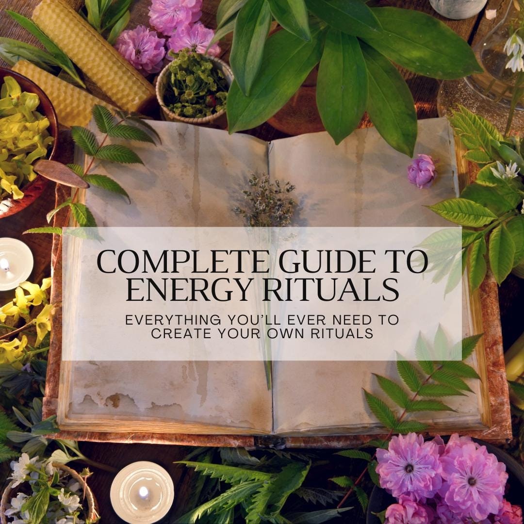 Complete Guide to Energy Rituals | Step by Step Guide for Rituals | - Etsy