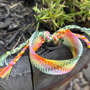 Wide Plaid Friendship Bracelet - Etsy