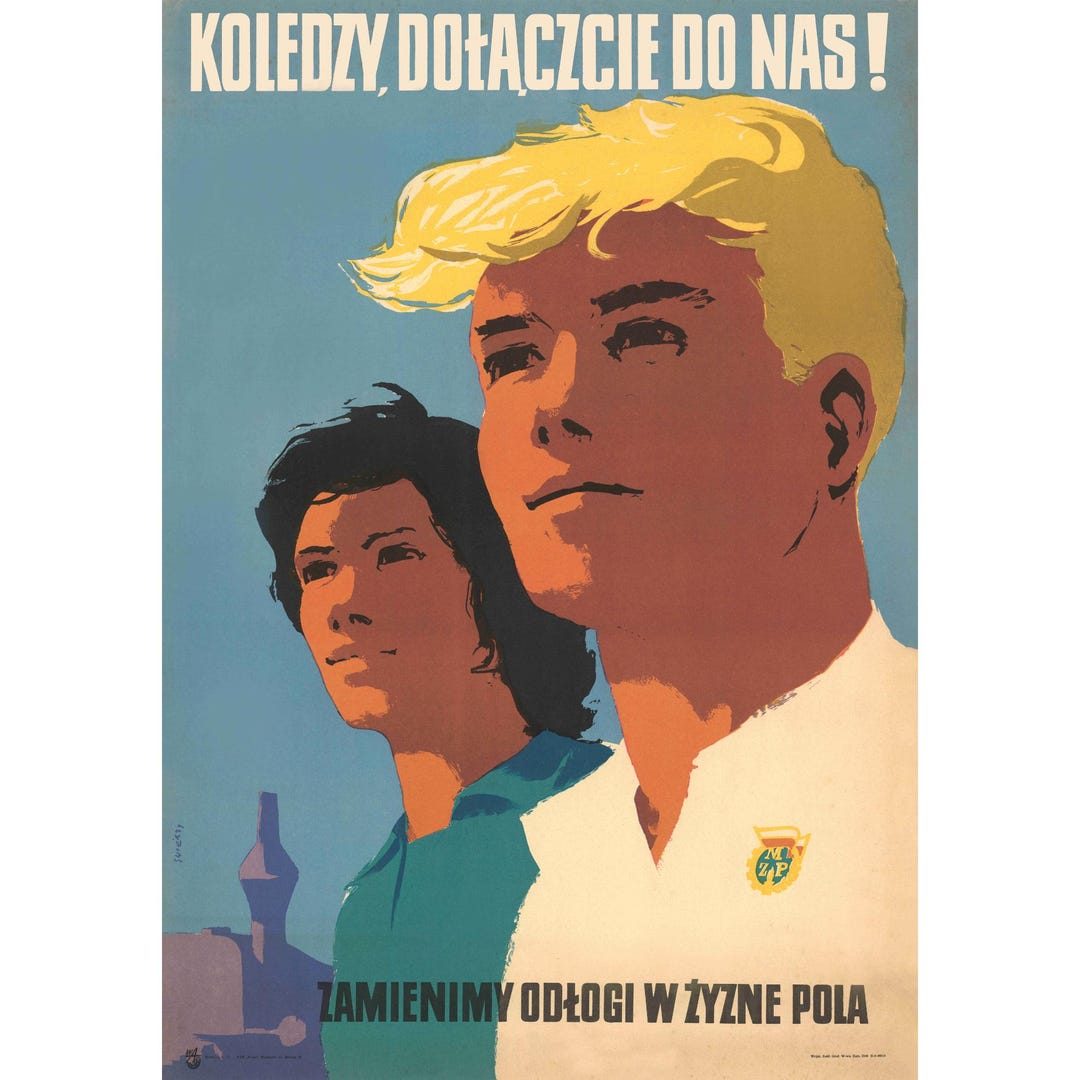 Comrades, Join Us! 1954 Poster by Waldemar Świerzy – Socialist Realism ...