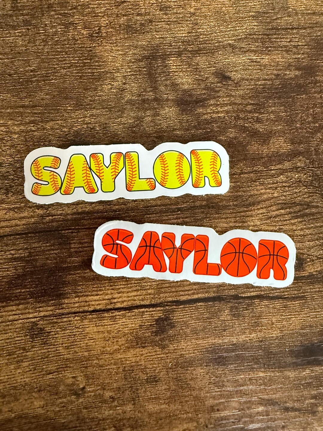 Personalized Softball Stickers | Team Labels | 10 Stickers per Order - Etsy