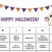 Halloween Adventure Printable Bingo Cards - Color - Etsy