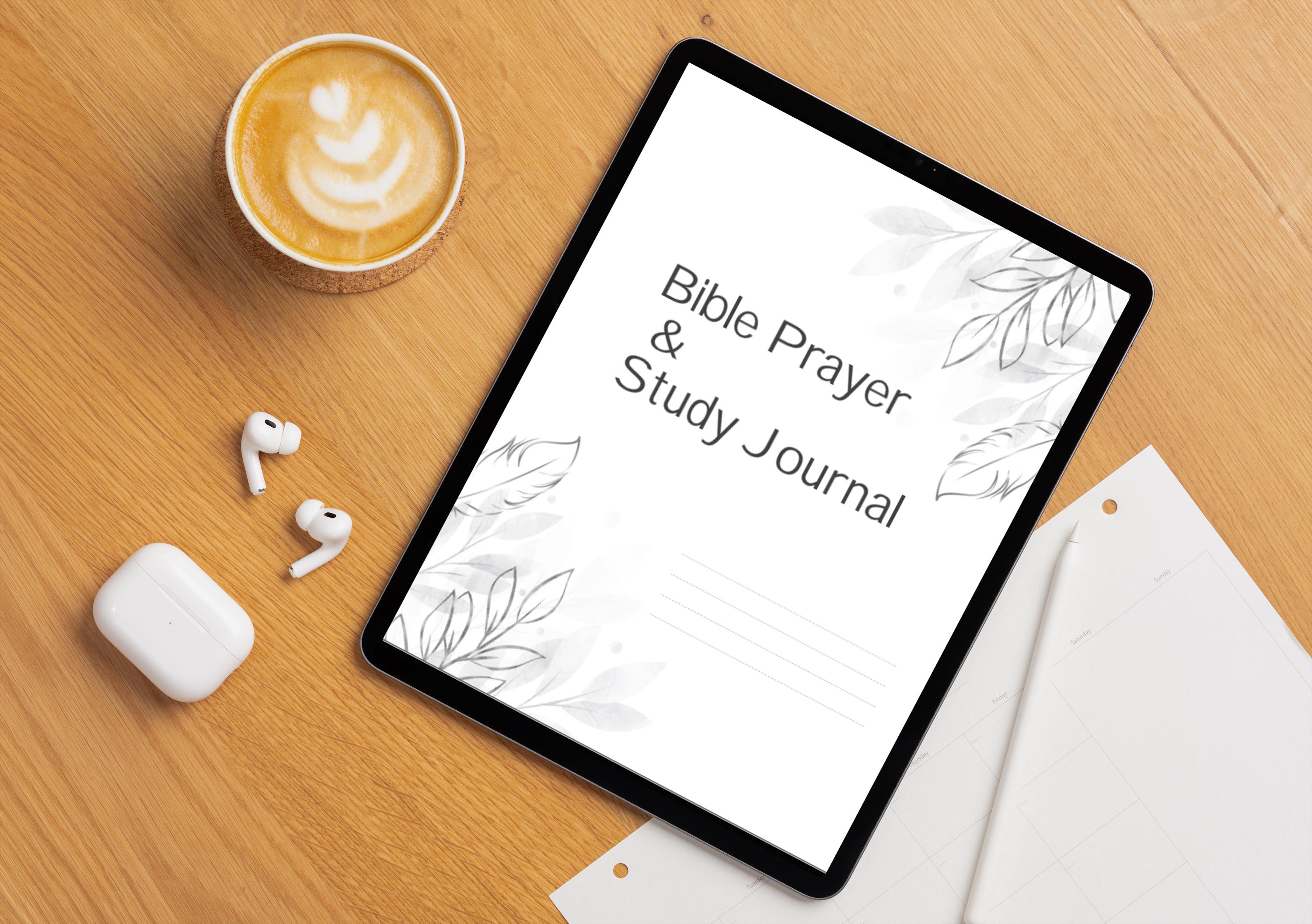 Bible Prayer and Study Journal, Bible Study Journal, Prayer Journal ...