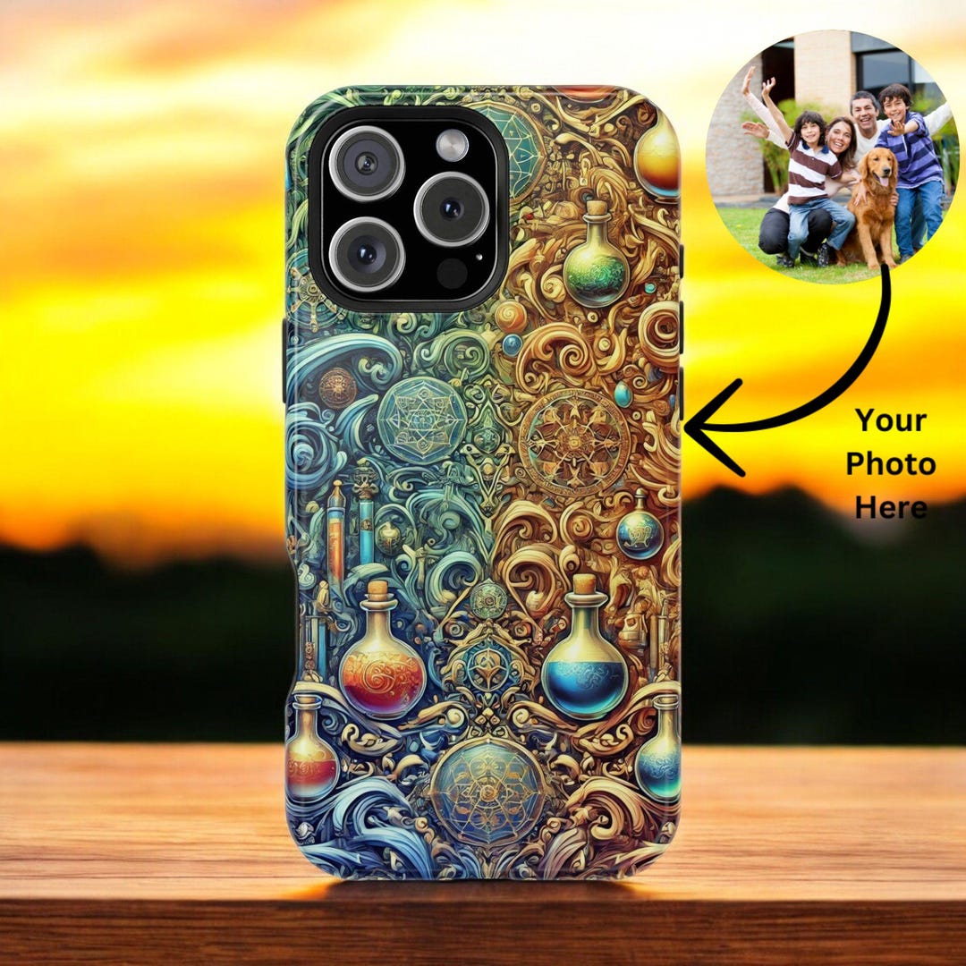 Enchanted Alchemy Phone Case Mystical Potion Bottles Design, Unique ...