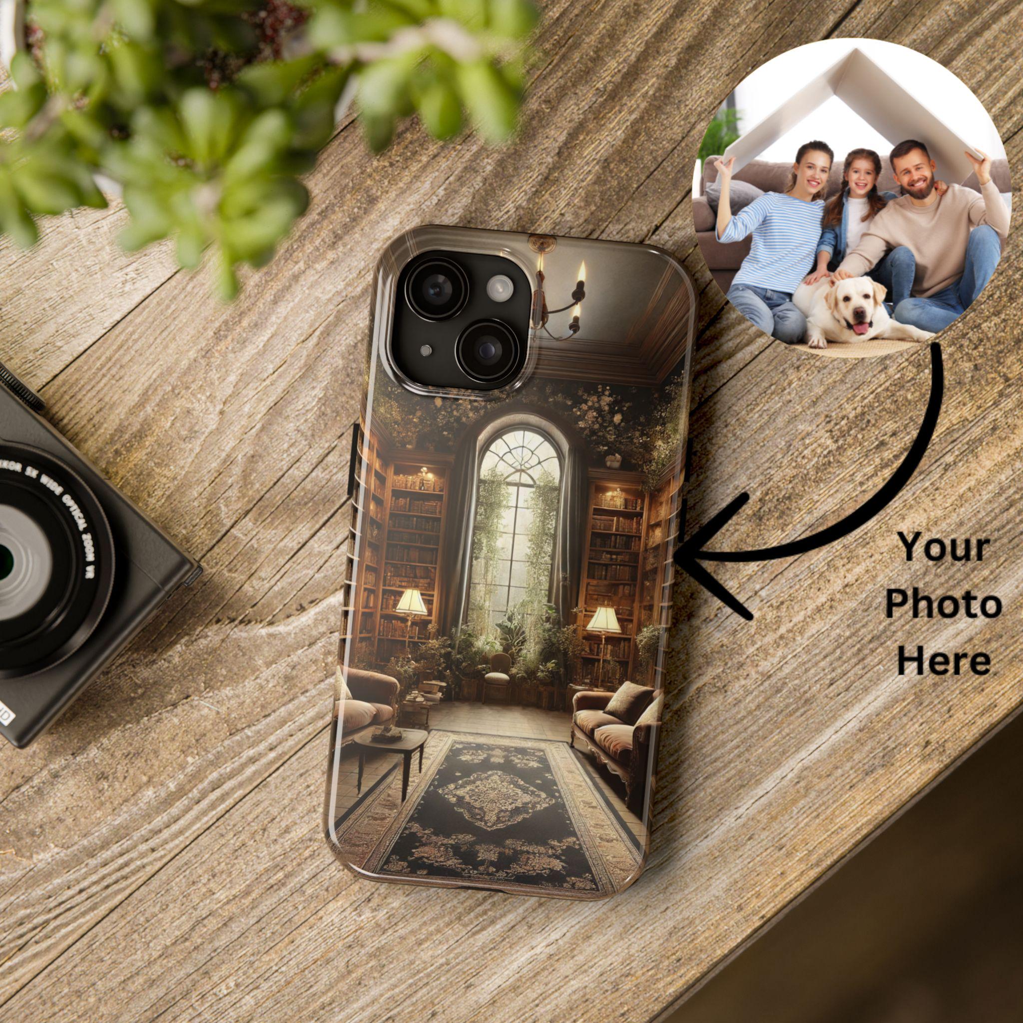 Vintage Library Room Phone Case – Cozy Reading Nook With Classic Charm ...