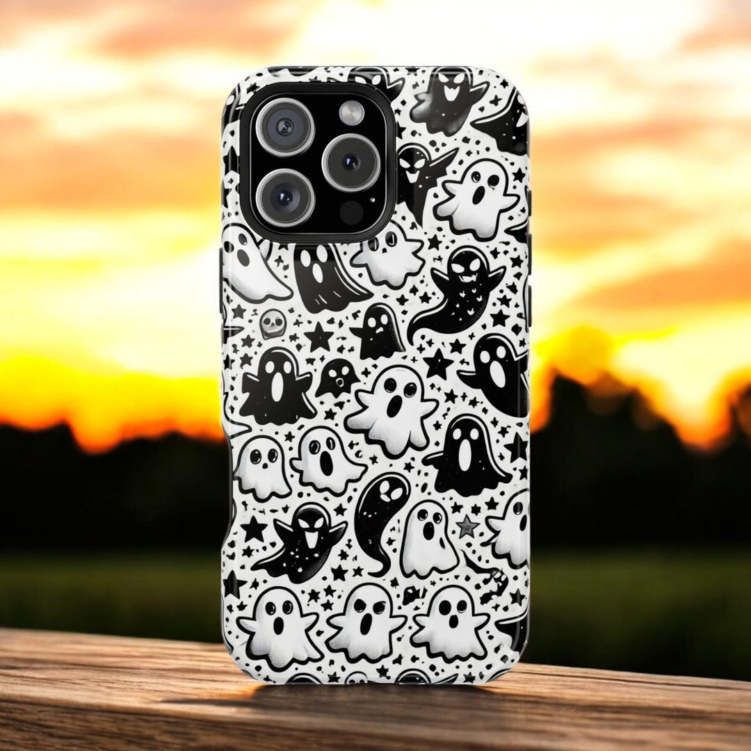 Glow-in-the-dark Ghost Phone Case Cute Spooky Halloween Design for ...