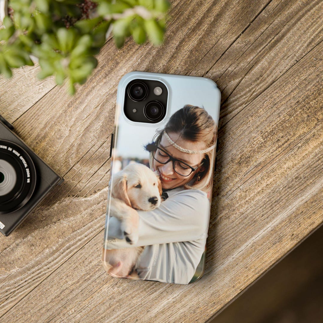 Custom Pet iPhone Case Using Pet Photo + Name Custom Dog Phone Case Custom Cat Phone Case ...