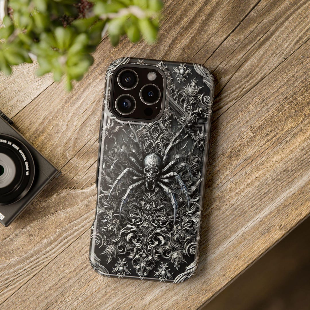 Dark Spider Phone Case, Spider Creepy Phone Cover, iPhone Case Cover ...
