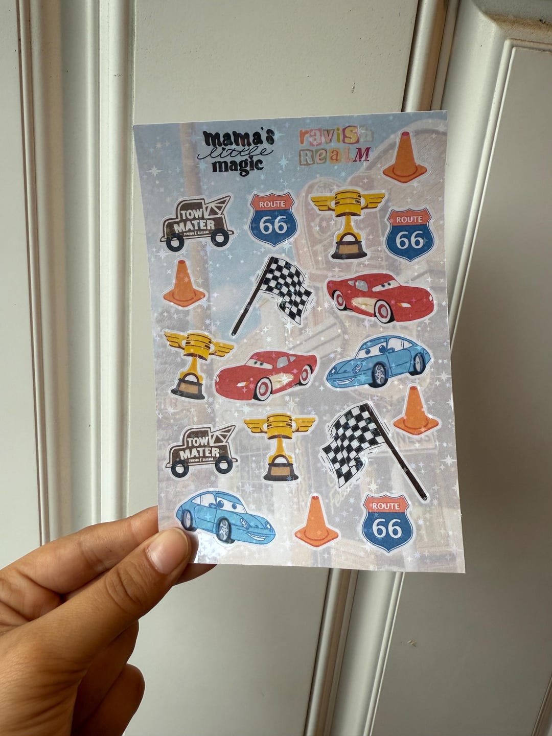 Cars Sticker Sheet - Etsy