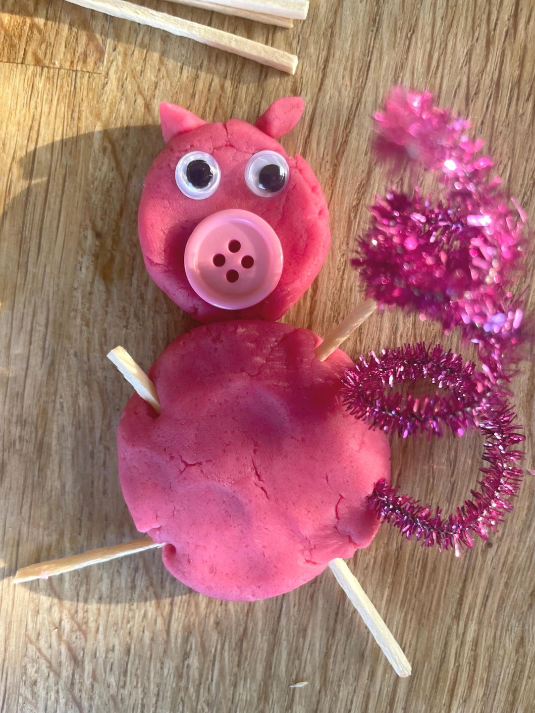 Three Little Pigs Play Dough Kit Mini/kids Play Dough Gift/sensory ...