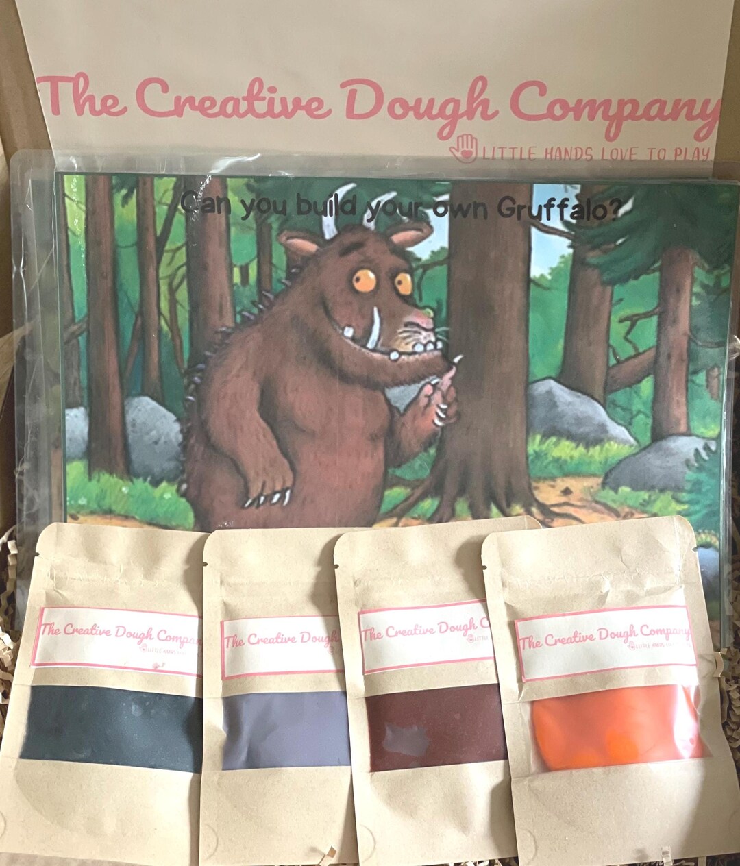 Gruffalo Play Dough, Play Dough Mat,toddler Gift,gruffalo Story Sack ...
