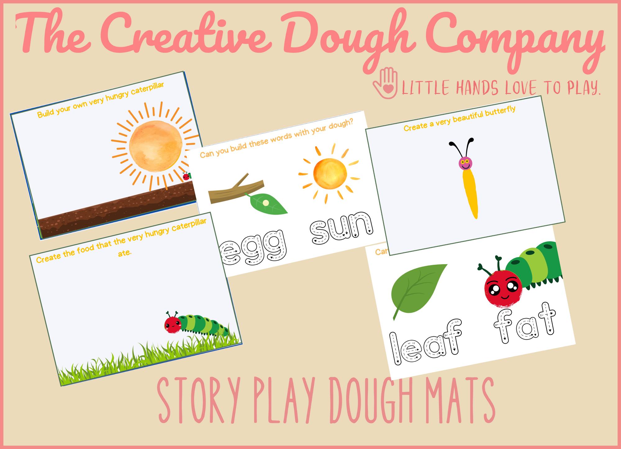 Very Hungry Caterpillar Play Dough Mat,digital Download,printable ...