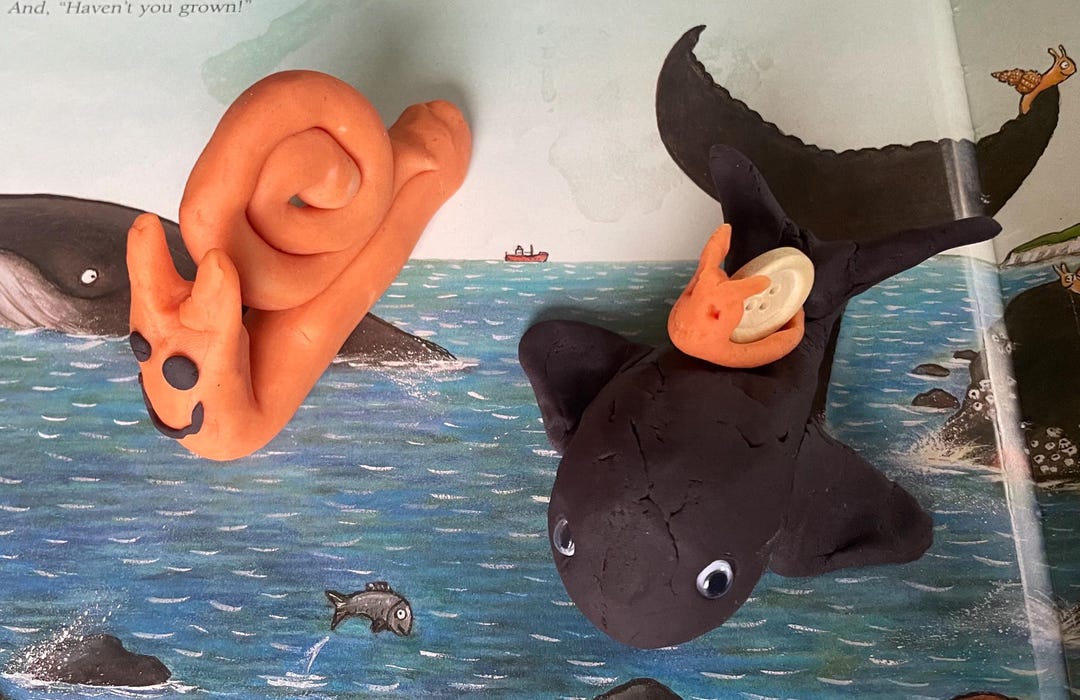 Snail and the Whale Play Dough Kit, Snail and the Whale Story Sack ...