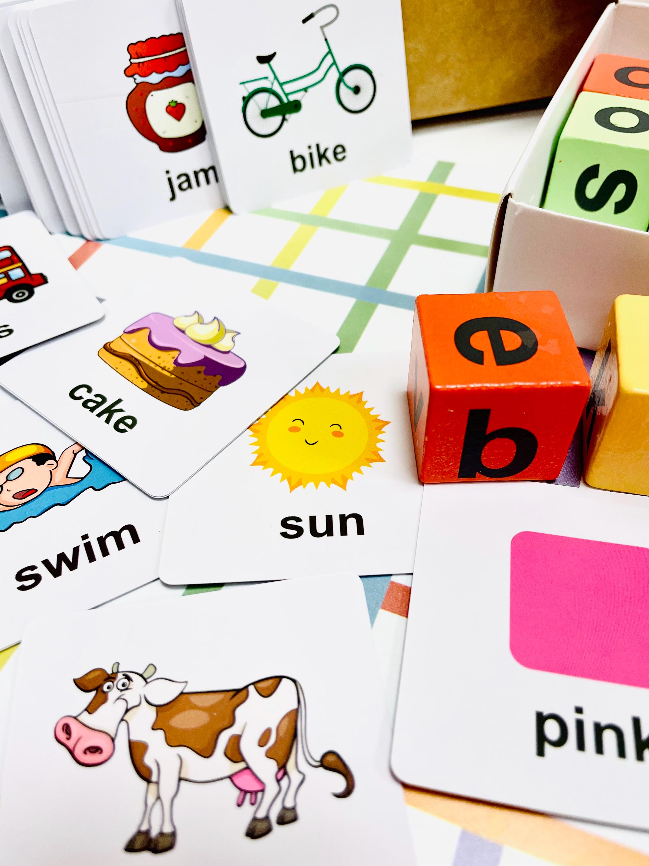 Montessori Phonics Learning Kit - Educational Flashcards & Alphabet ...