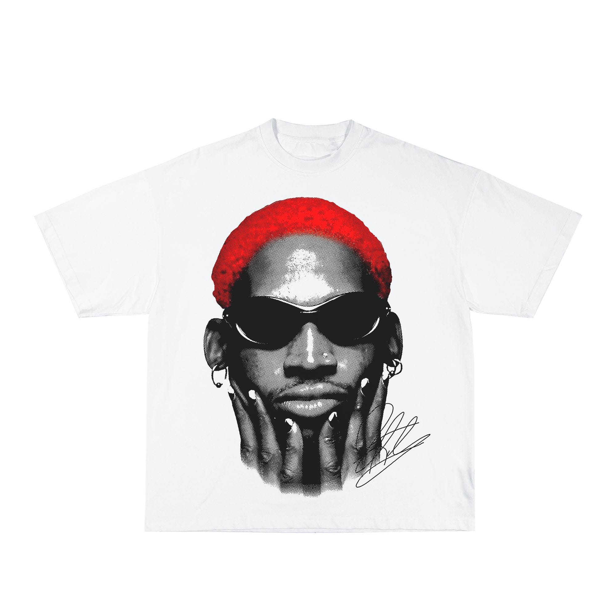 Custom Vintage Dennis Rodman Graphic T-shirt, Gift for Chicago Bulls ...