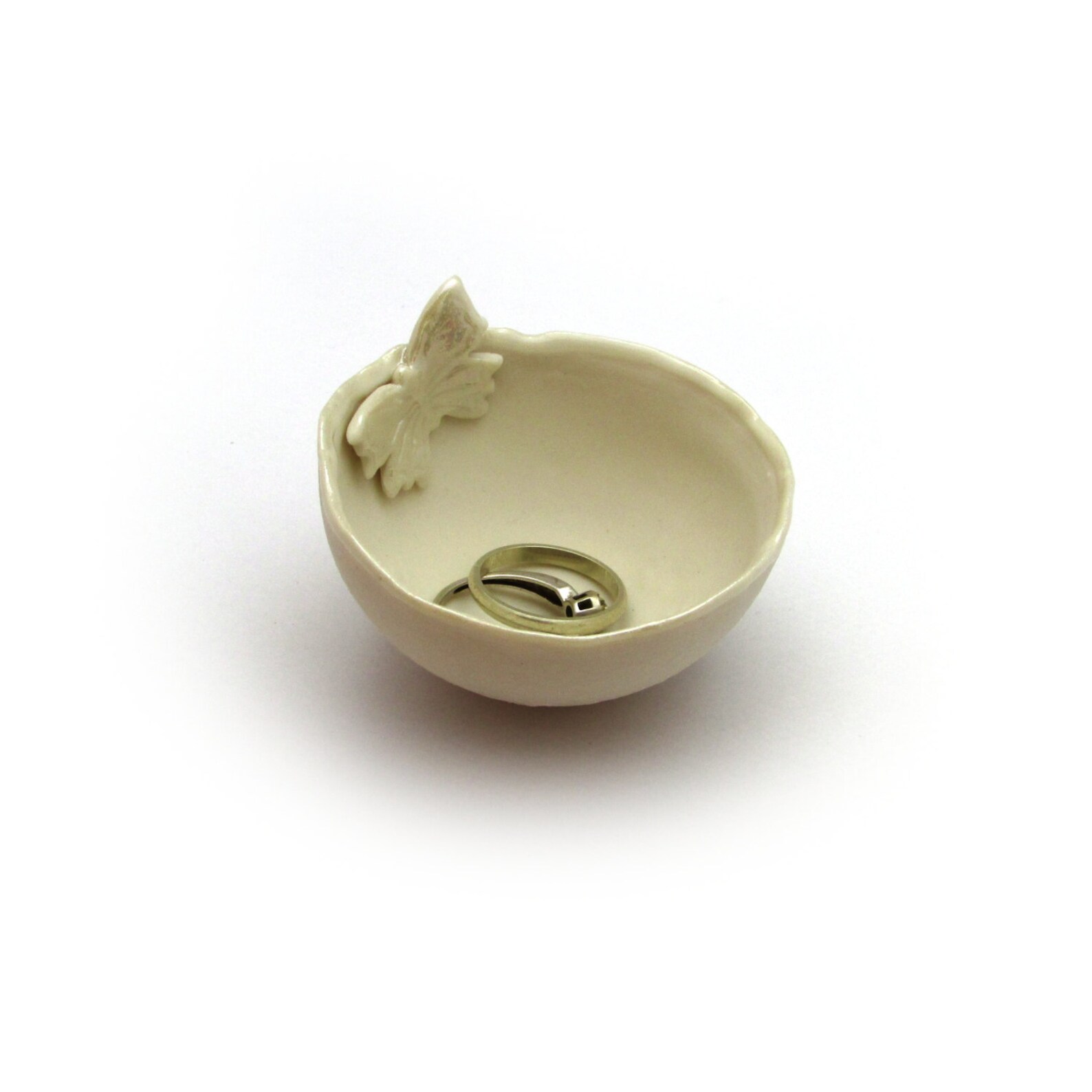 Gift for Home - Ceramic Bowl - Butterfly Decoration - Wedding Present ...