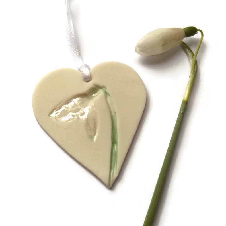 Snowdrop Gift Mothers Day Gift for Mum Floral Decor | Etsy