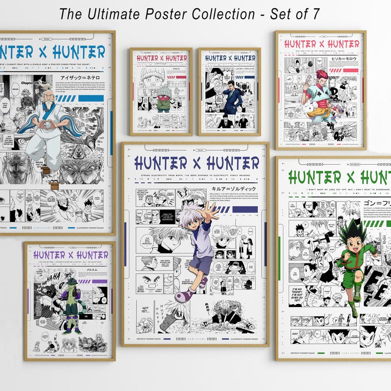 Hunter X Hunter Poster - Etsy