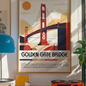 Famous Landmark Poster Set - Bauhaus Style Landmark Print- 10 Unique ...