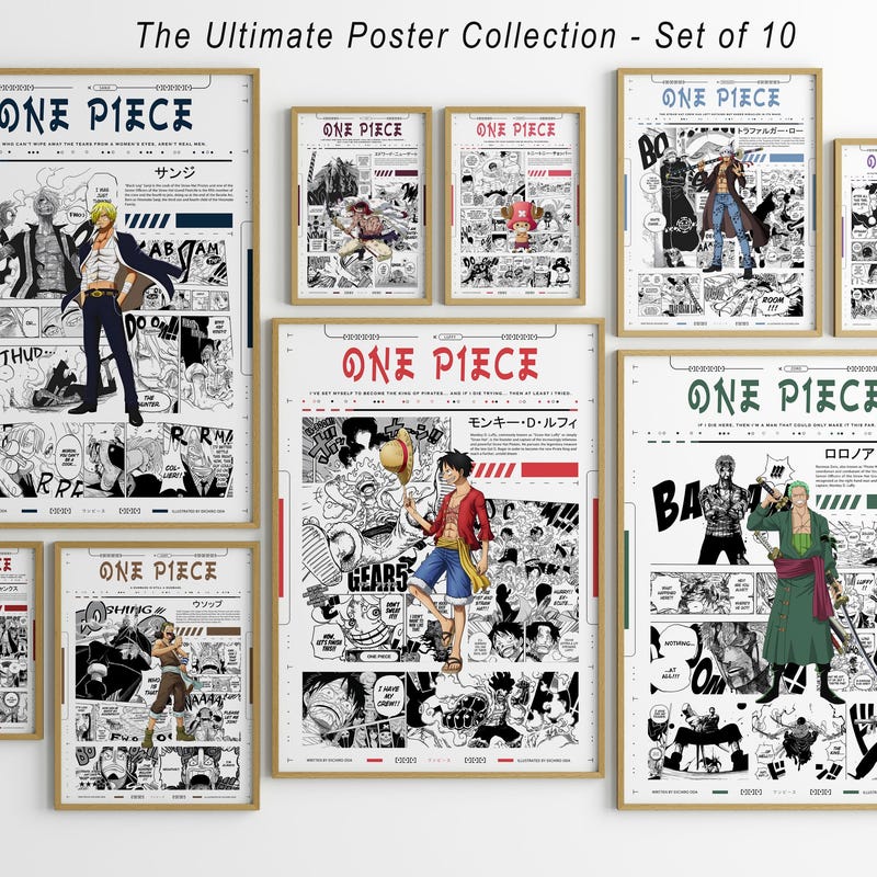 Manga One Piece Panels - Etsy