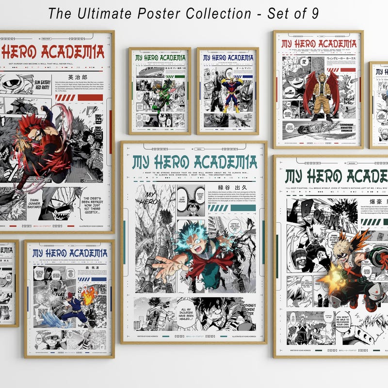 Deku Manga Panel - Etsy