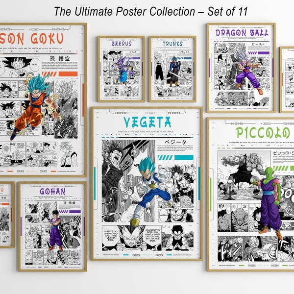 Dragon Ball Z Panels - Etsy