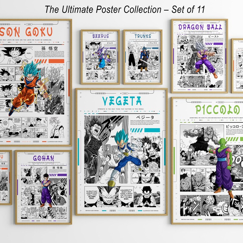 Dragon Ball Z Panels - Etsy