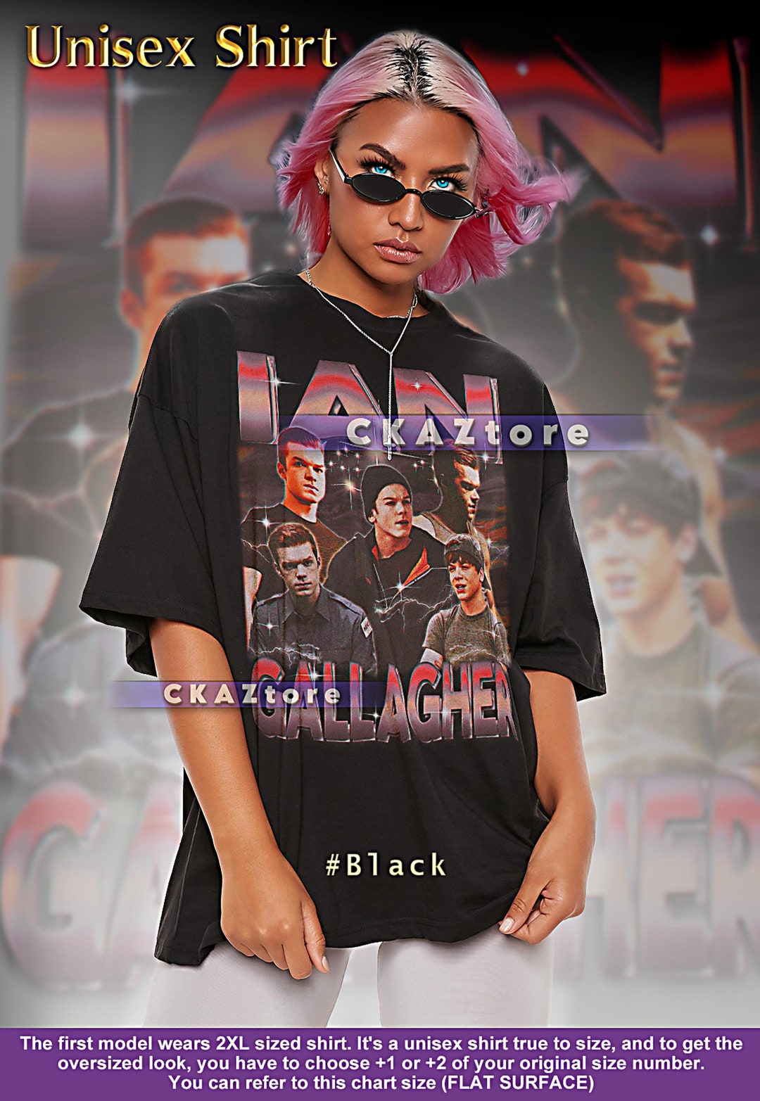 Ian Gallagher Bootleg Shirt - Ian Gallagher Vintage Shirt, Ian ...