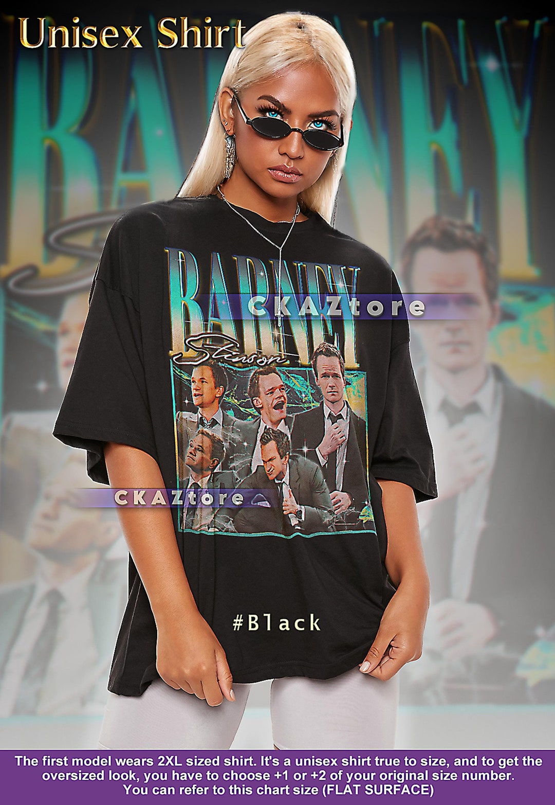 BARNEY STINSON Shirt - Barney Stinson Vintage Shirt, Barney Stinson ...