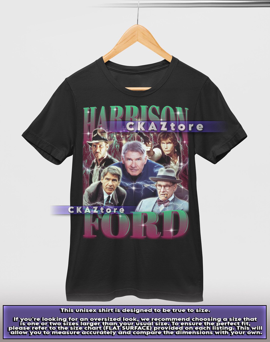 HARRISON FORD Shirt, Harrison Ford Vintage Shirt, Harrison Ford Retro ...