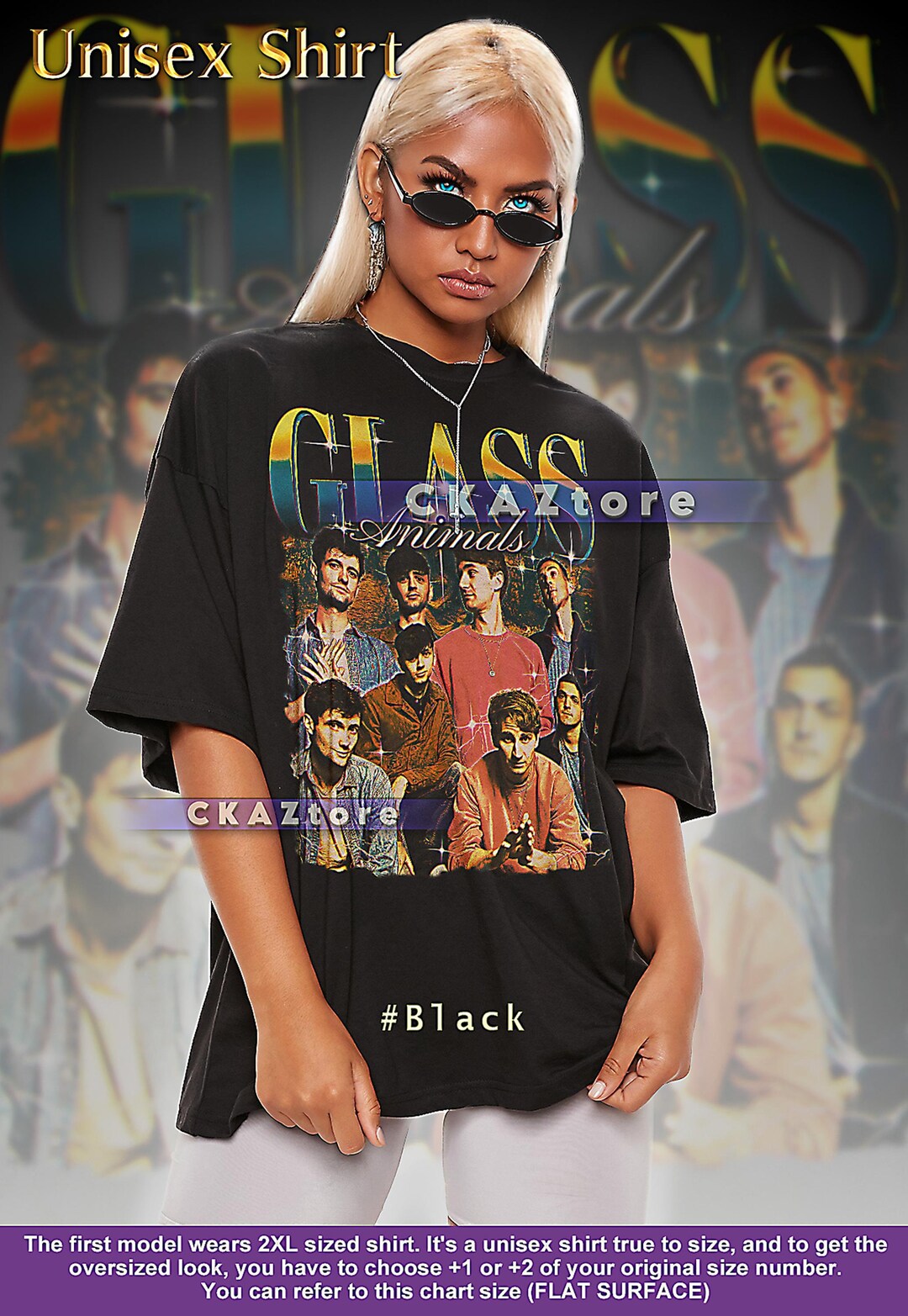 GLASS ANIMALS Homage Shirt, Glass Animals Retro Shirt, Glass Animals ...