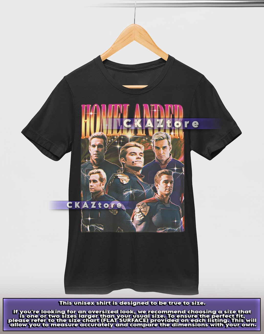 HOMELANDER Homage Shirt, Homelander Vintage Shirt, Homelander Retro 90s ...