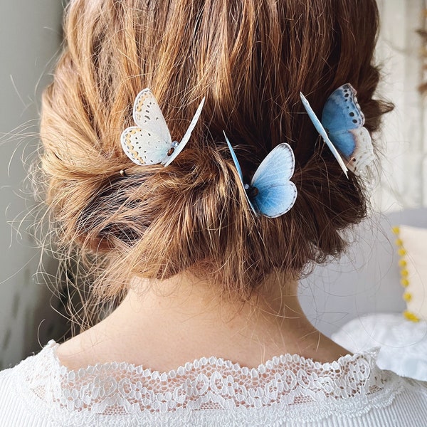 Butterfly Hair Pins - Etsy