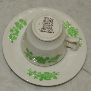 Vtg Demitasse Copeland SPODE "shamrock" Cup and Saucer, Made in England ...