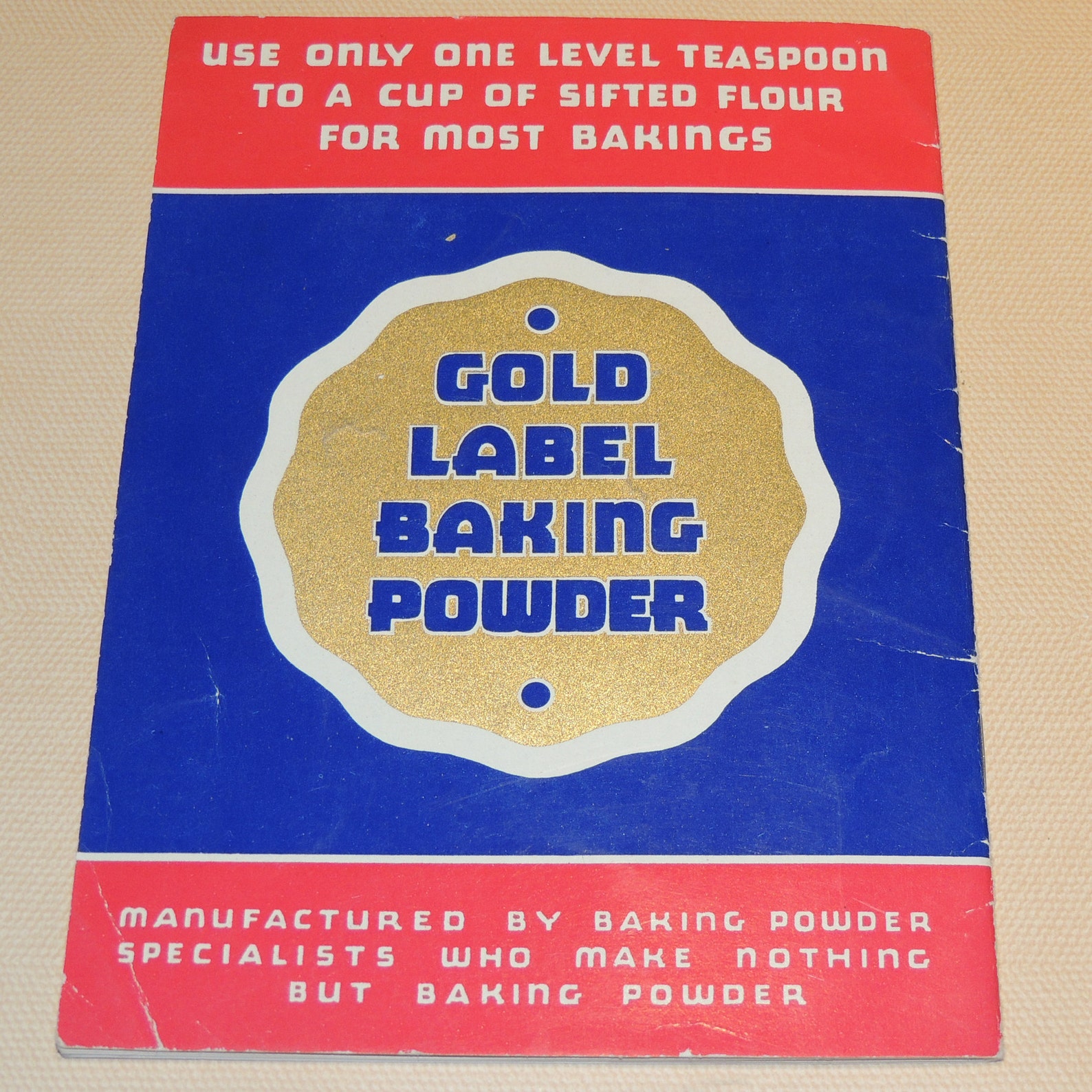 1930s Gold Label Baking Powder Recipe Booklet - Etsy